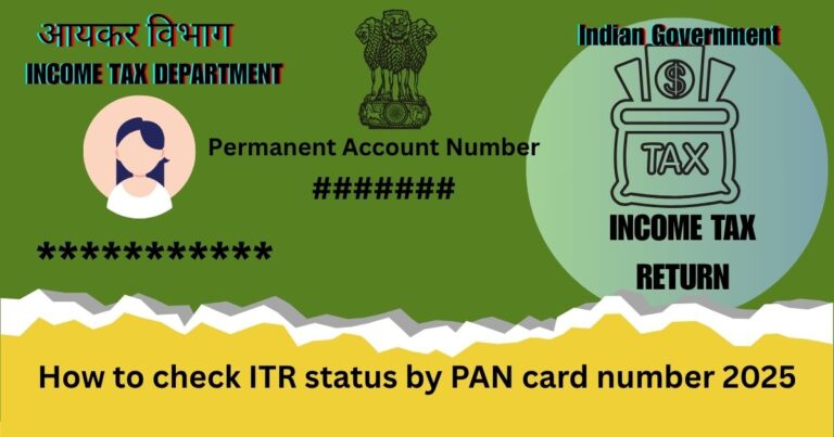 How to Check ITR Status by PAN Card Number Online – Complete 2025 ...